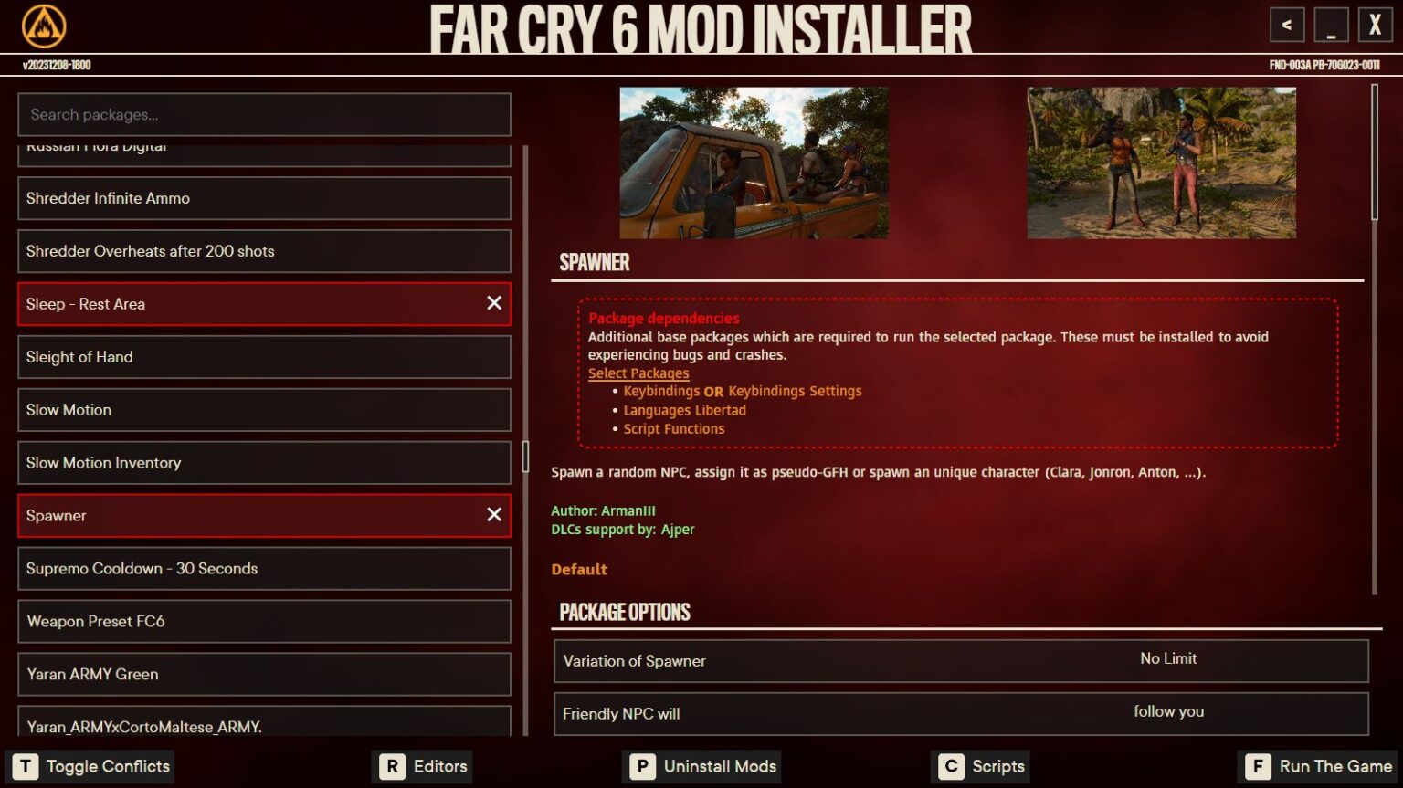 『Far Cry』シリーズMOD導入方法と『FC6』おすすめMOD＆チート紹介 | HAL’s Blog